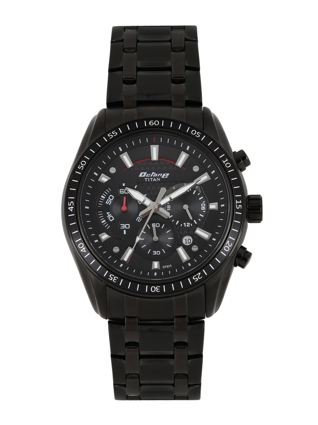 Buy Titan Octane Men Black Chronograph Dial Watch 90077NM01J - Watches ...