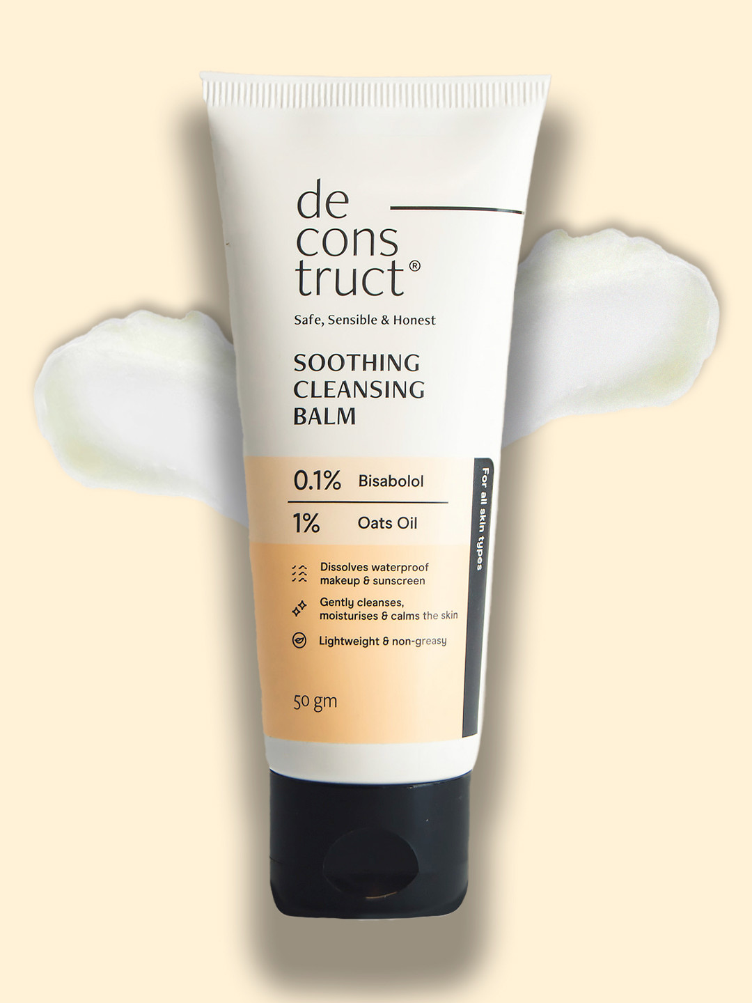 Buy Deconstruct Soothing Cleansing Balm 0.1% Bisabolol+ 1% Avena Sativa Oil 50 G - Makeup ...