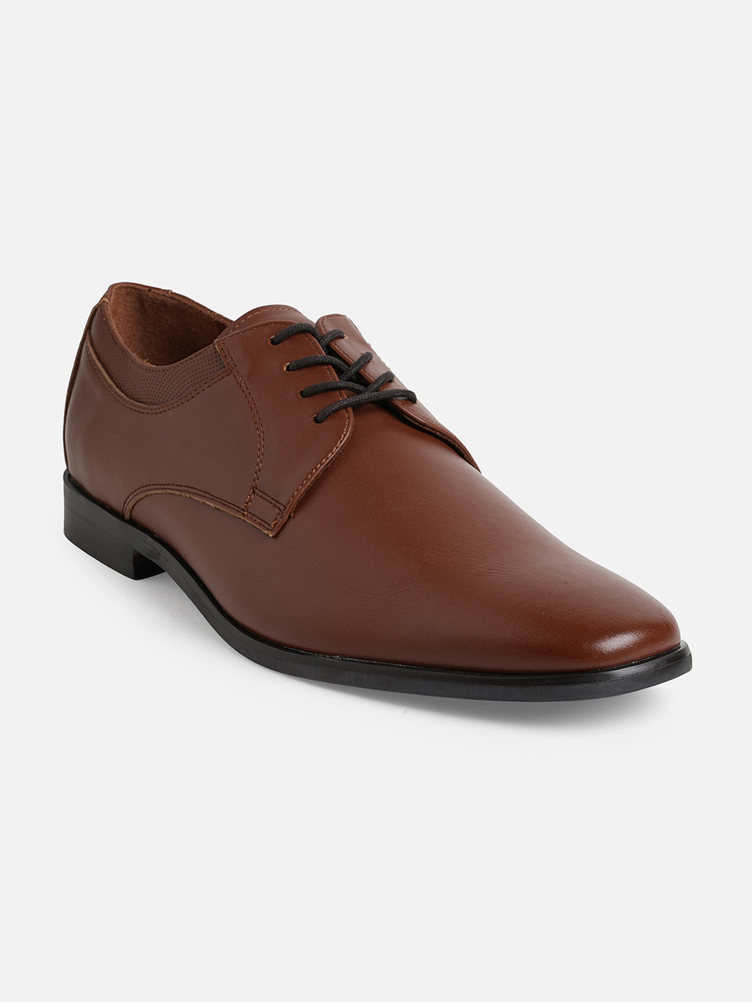 Buy Call It Spring Men Brown Solid Formal Derbys - Formal Shoes for Men ...