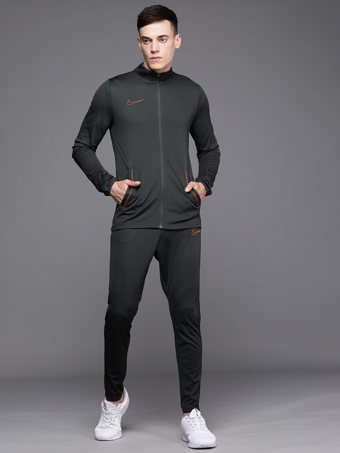 Buy Nike Men Black Dri Fit Academy Knit Soccer Tracksuit Tracksuits For Men 20457728 Myntra