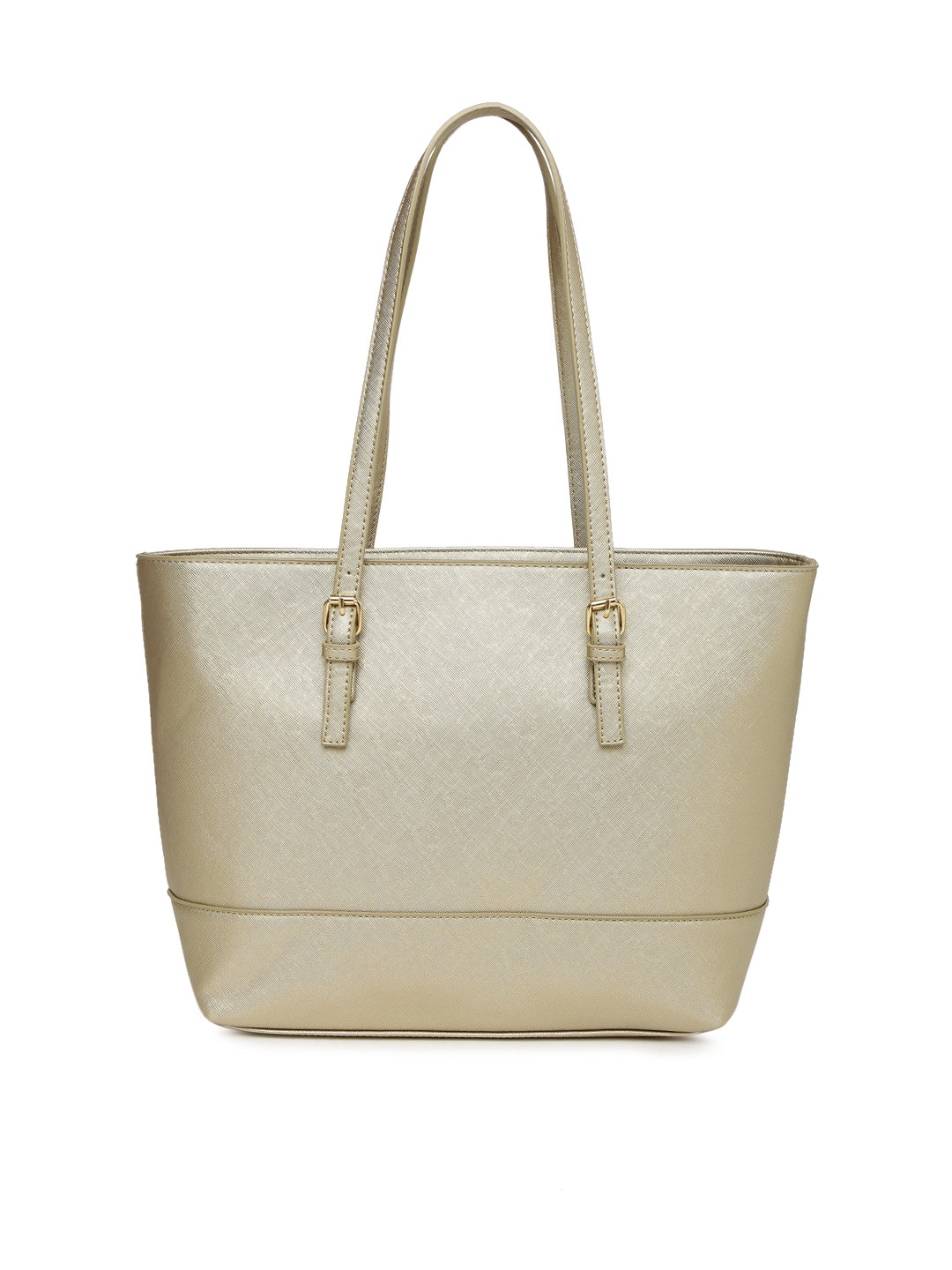 Buy DressBerry Muted Gold Toned Solid Shoulder Bag - Handbags for Women ...
