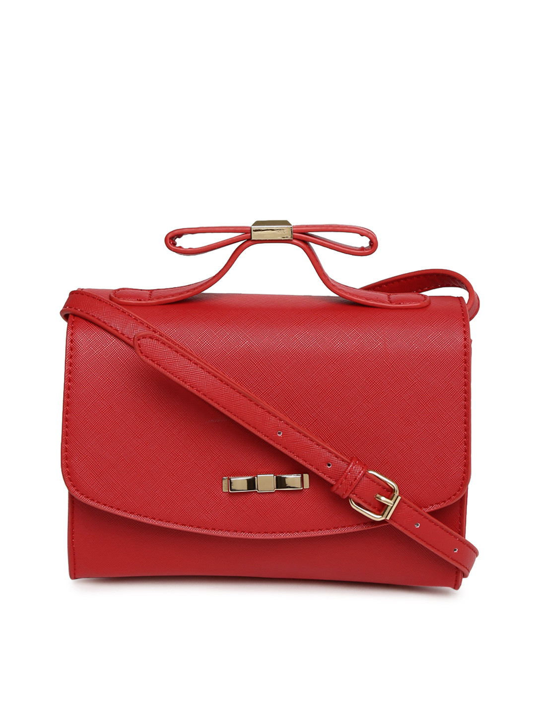 Buy DressBerry Red Solid Sling Bag - Handbags for Women 2046054 | Myntra