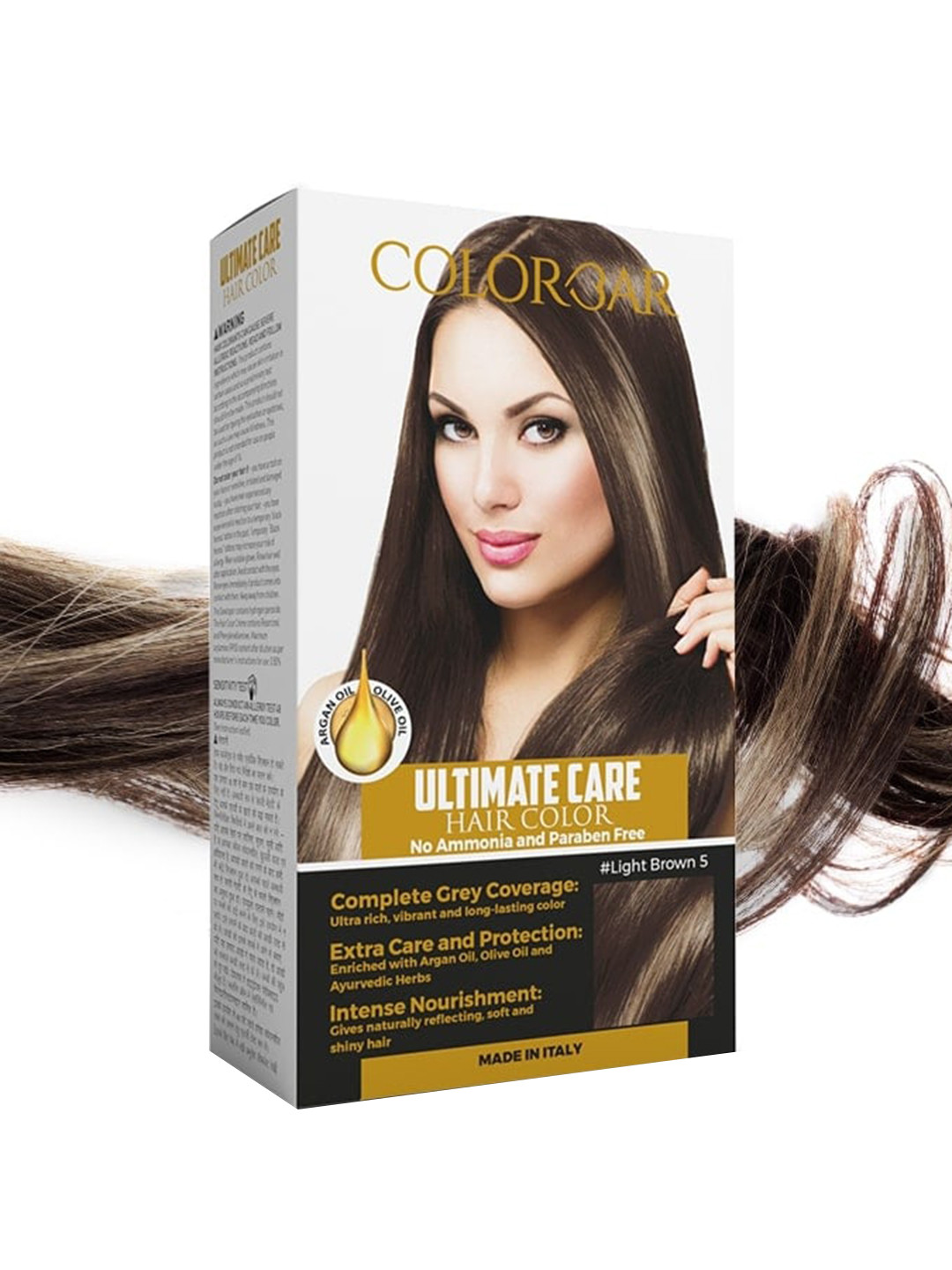 Buy Colorbar Ultimate Care Hair Color Light Brown 5 145 Ml - Hair ...
