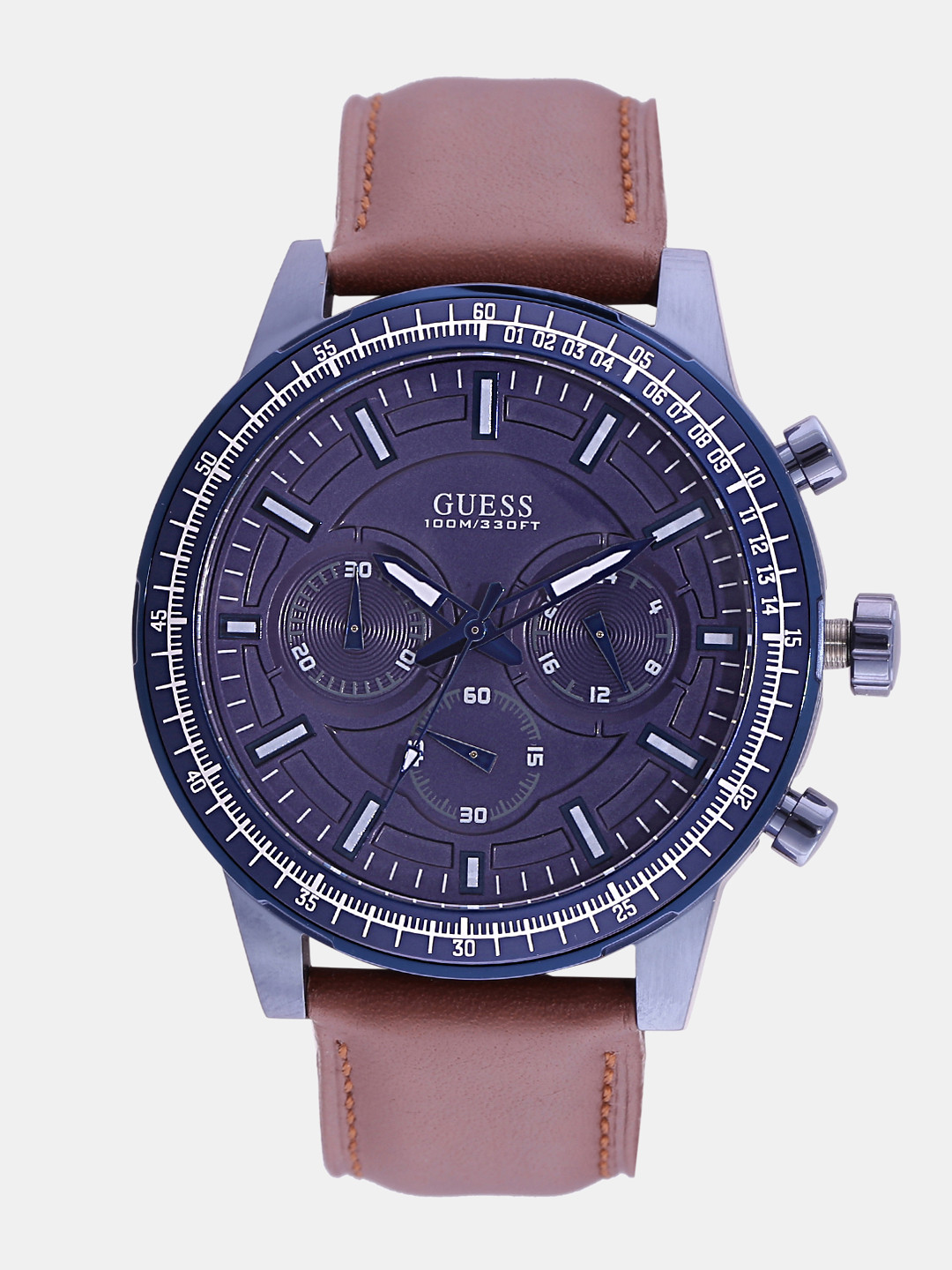 Buy GUESS Men Navy Analogue Watch W0867G2 - Watches for Men 2046392 ...