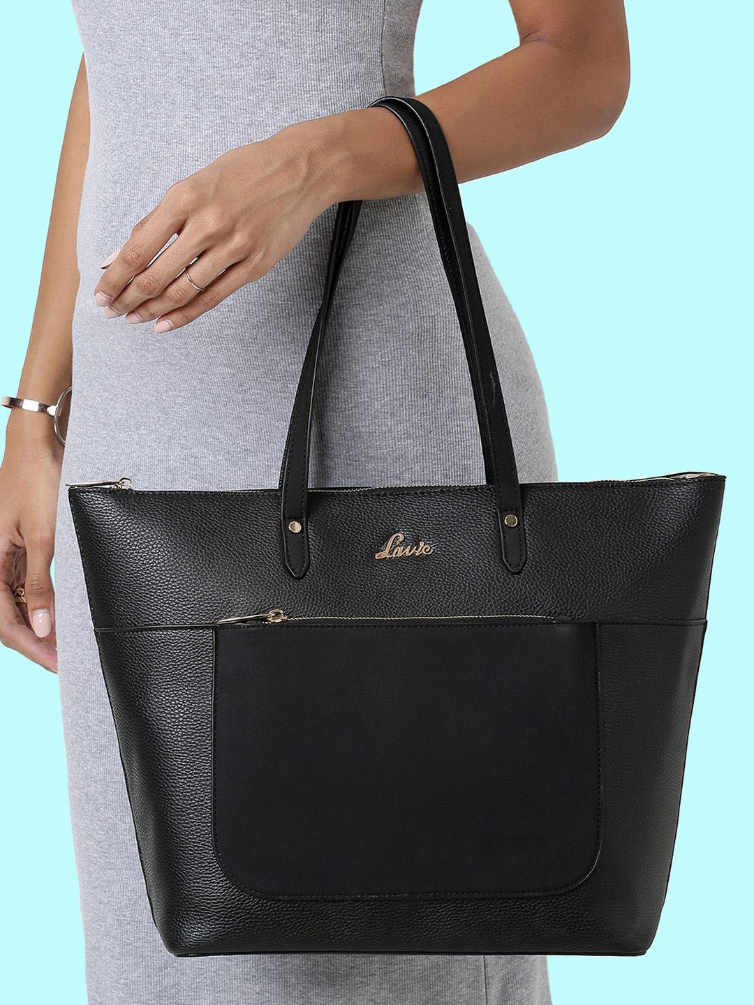 Buy Lavie Women Amelia Black Tote Bag - Handbags for Women 20473528 ...