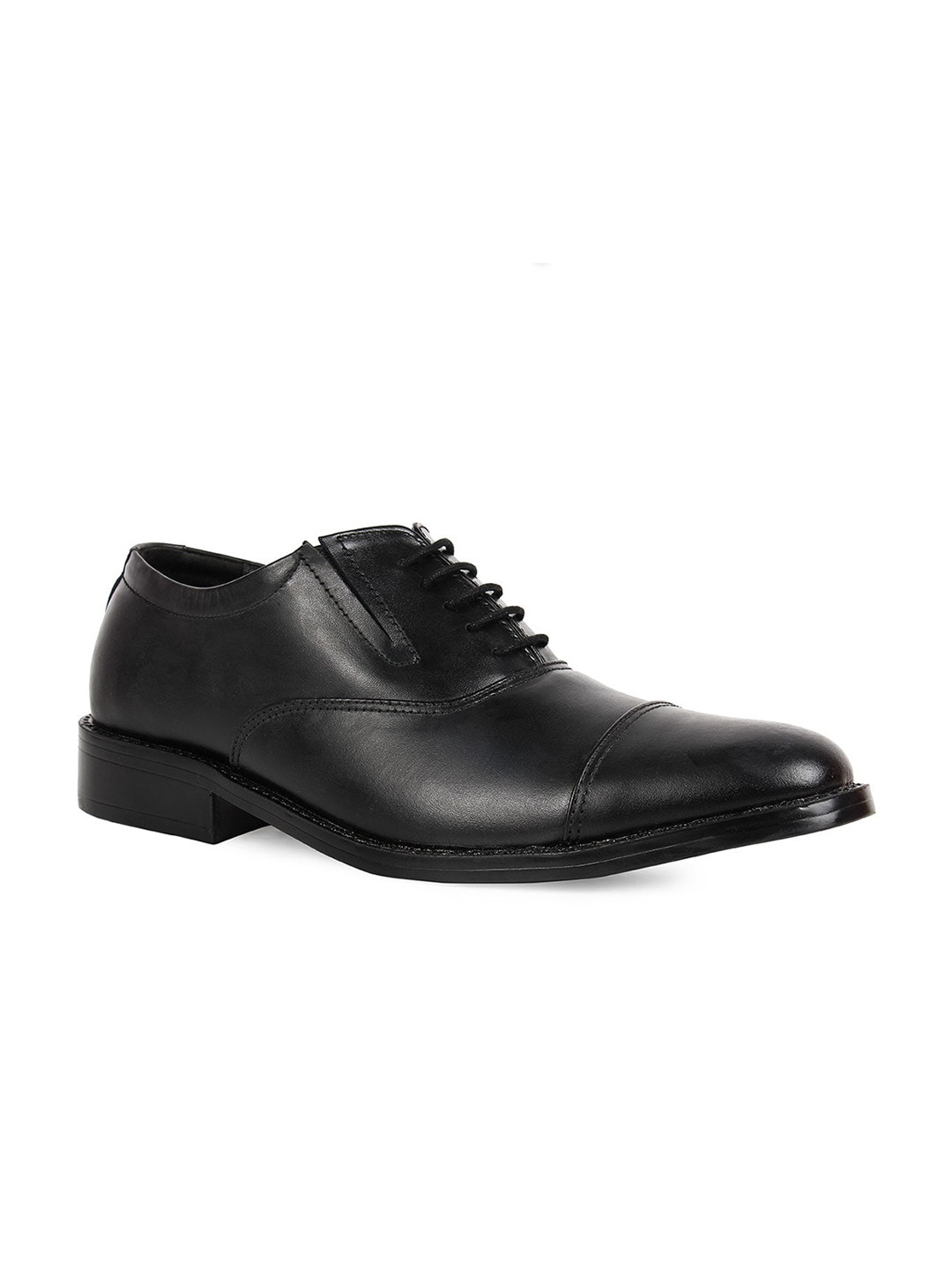Buy Regal Men Black Textured Leather Formal Oxfords - Formal Shoes for ...