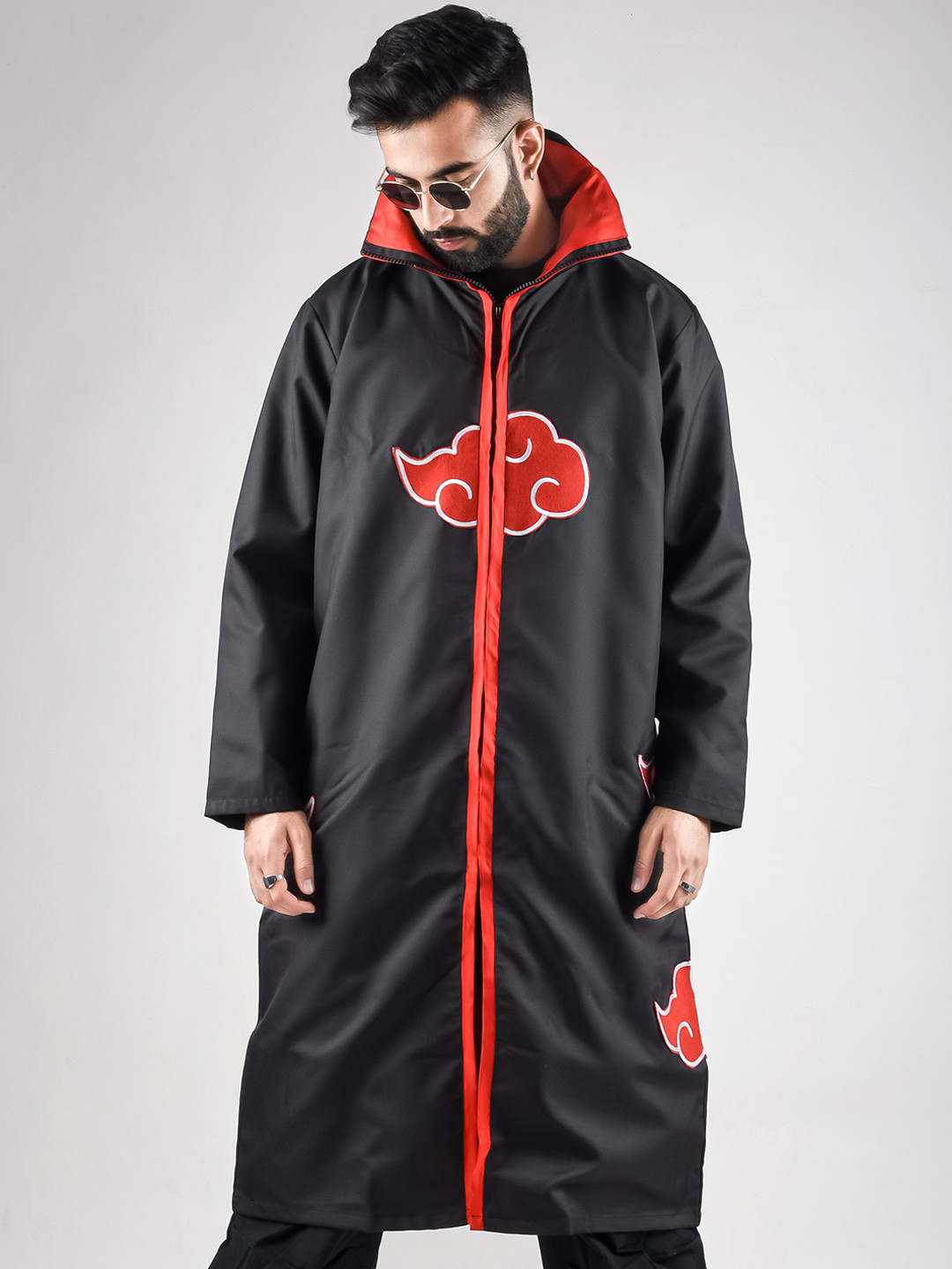 Buy COMICSENSE Naruto Anime Akatsuki Cloud Cloak Cosplay - Jackets for ...