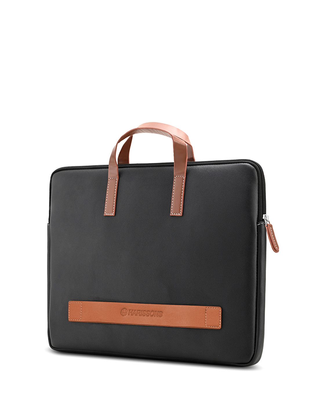 Buy Harissons Oliver Unisex Black Textured Vegan Leather Water ...