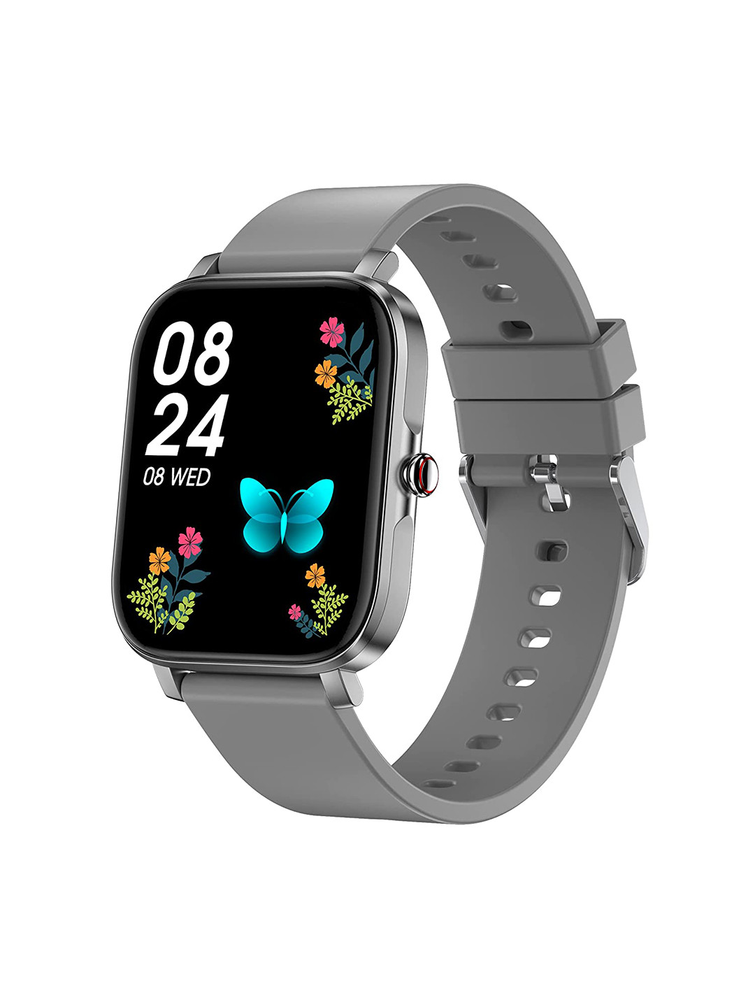 Buy Kratos Grey Solid Full Touchscreen Bluetooth Calling Smart Watch KR ...