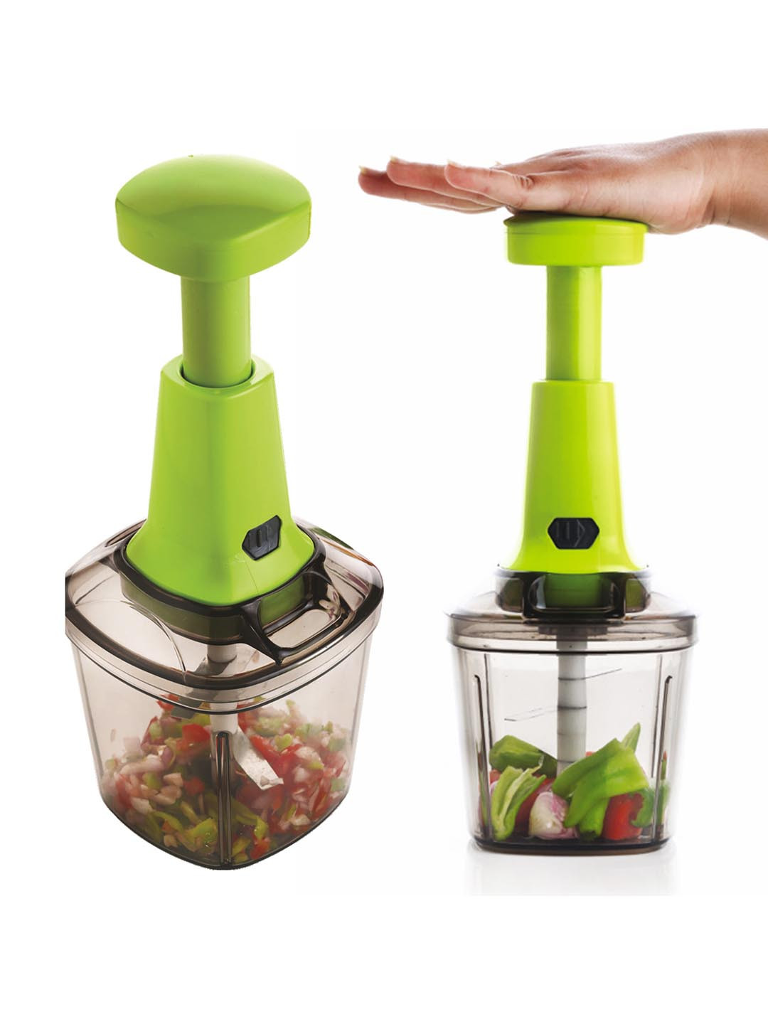 Buy TRM Green Solid Fruits And Vegetable Chopper - Chopper for Unisex ...