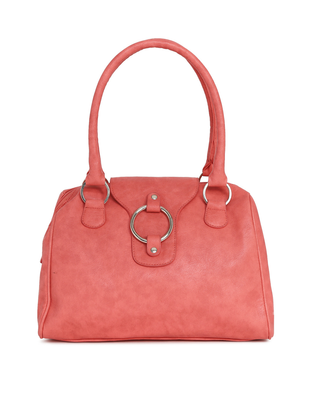 Buy Baggit Coral Pink Solid Shoulder Bag - Handbags for Women 2049541 ...