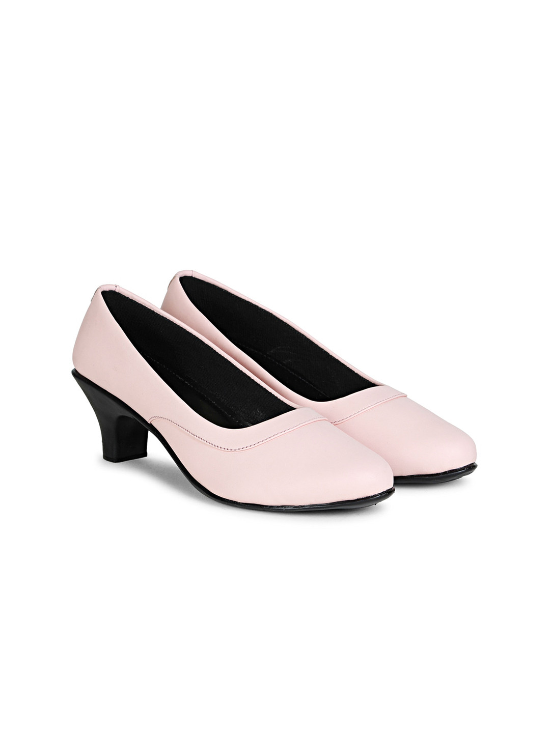 Buy Krafter Women Pink Solid Formal Shoes - Formal Shoes for Women ...