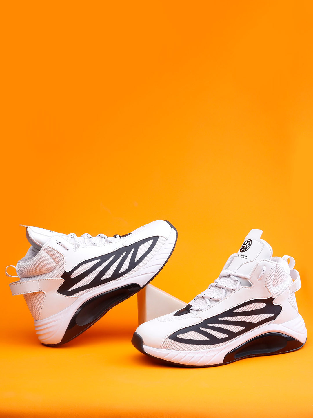 Buy Bacca Bucci Men White Printed Sneakers - Casual Shoes for Men ...