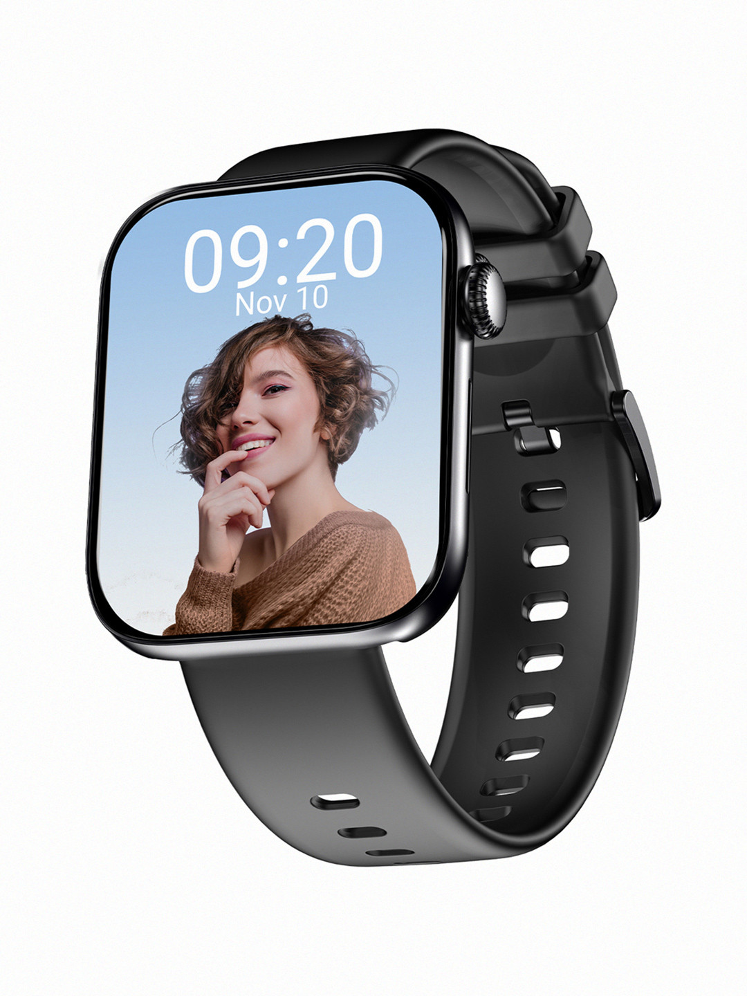 Buy CrossBeats Black 1.8" AMOLED Display BT Calling 120+ Sports Smart ...