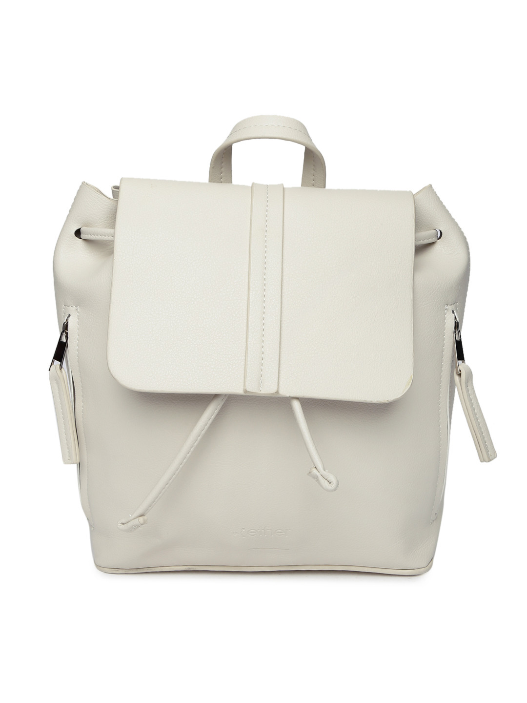 Buy Ether Women Off White Solid Backpack - Backpacks for Women 2050697 ...