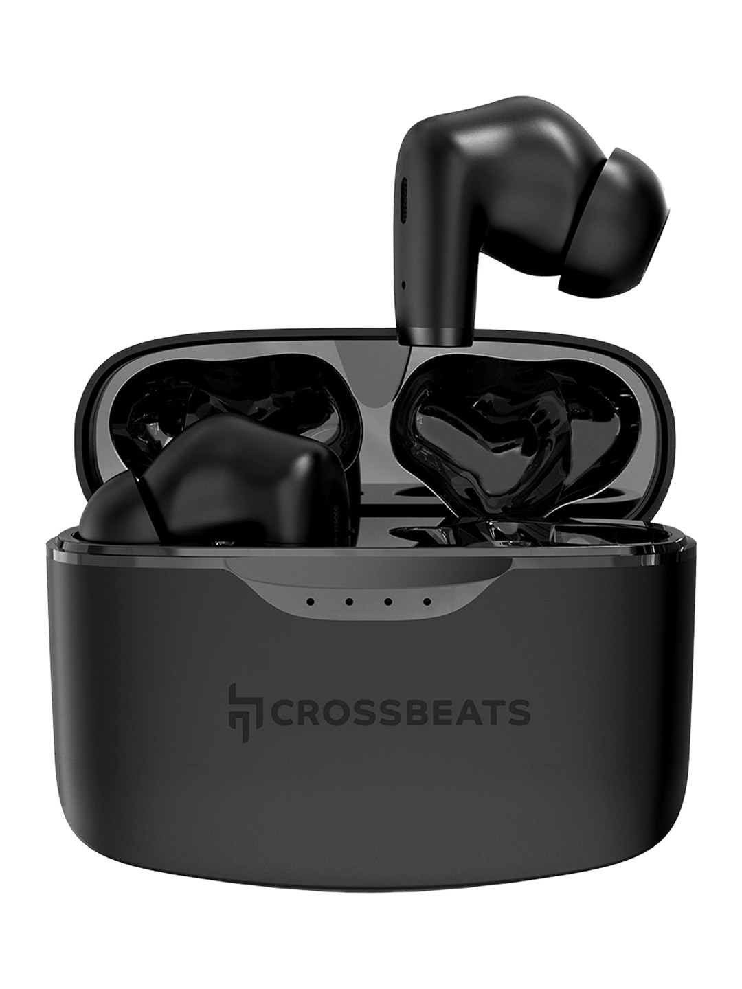 Buy CrossBeats Black 60hours Playtime 13mm Driver4 Enc Mics Bluetooth ...