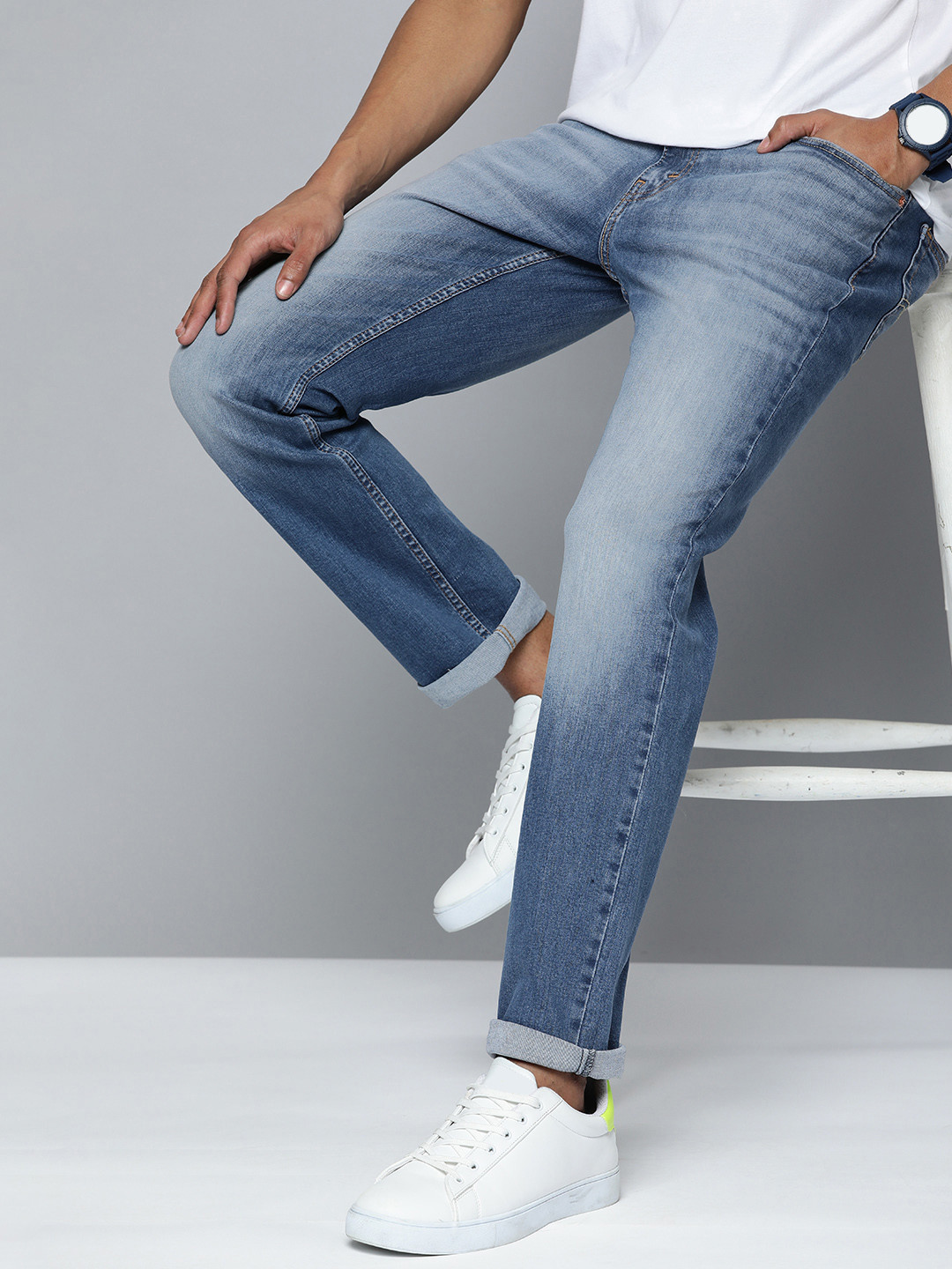 Buy Levis Men 511 Slim Fit Low Rise Heavy Fade Stretchable Jeans ...