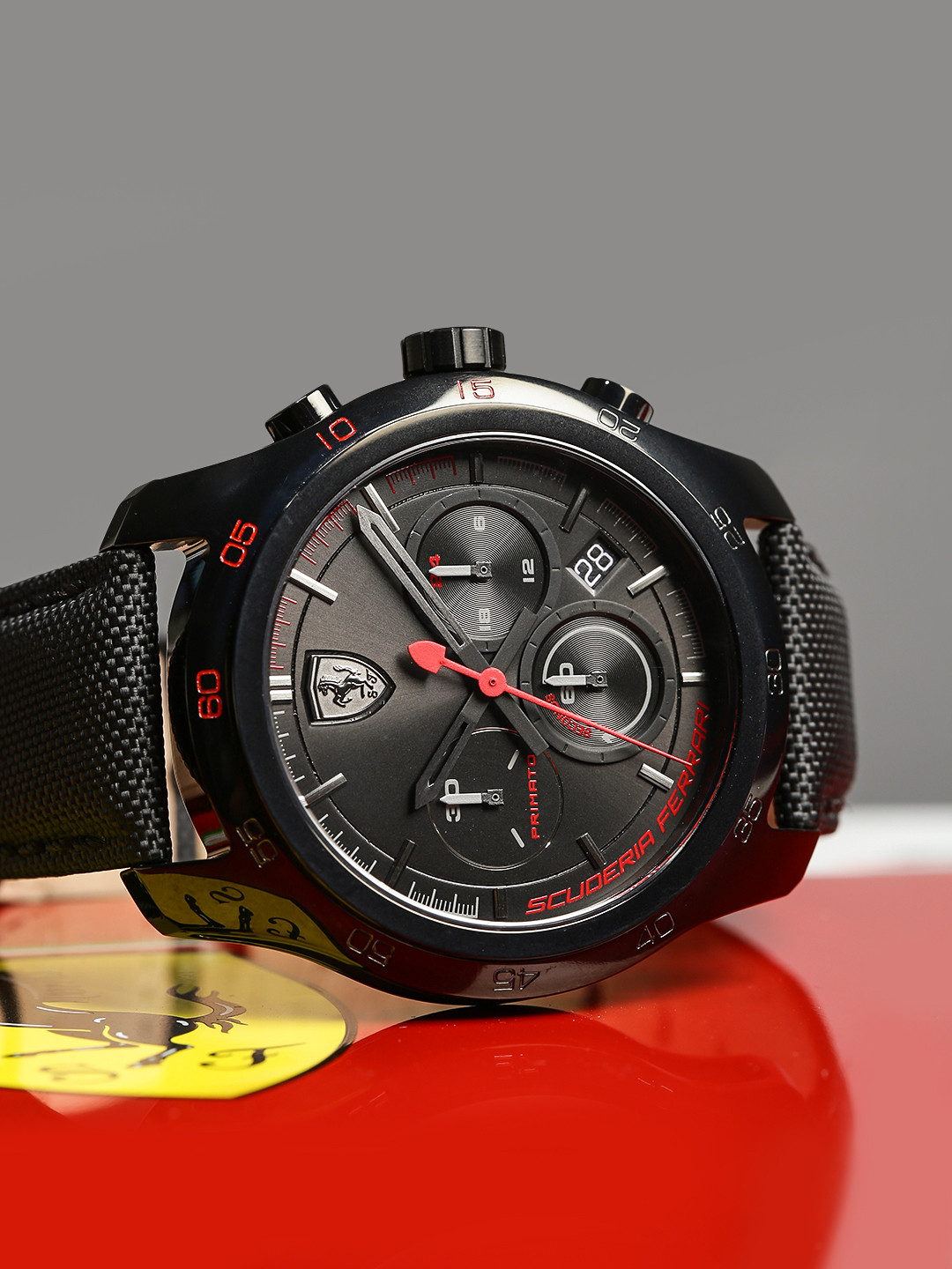 Buy SCUDERIA FERRARI Men Black Analogue Watch 0830446 - Watches for Men ...