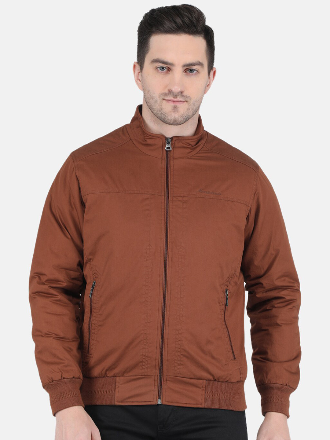 Buy Monte Carlo Men Rust Bomber Jacket - Jackets for Men 20524810 | Myntra