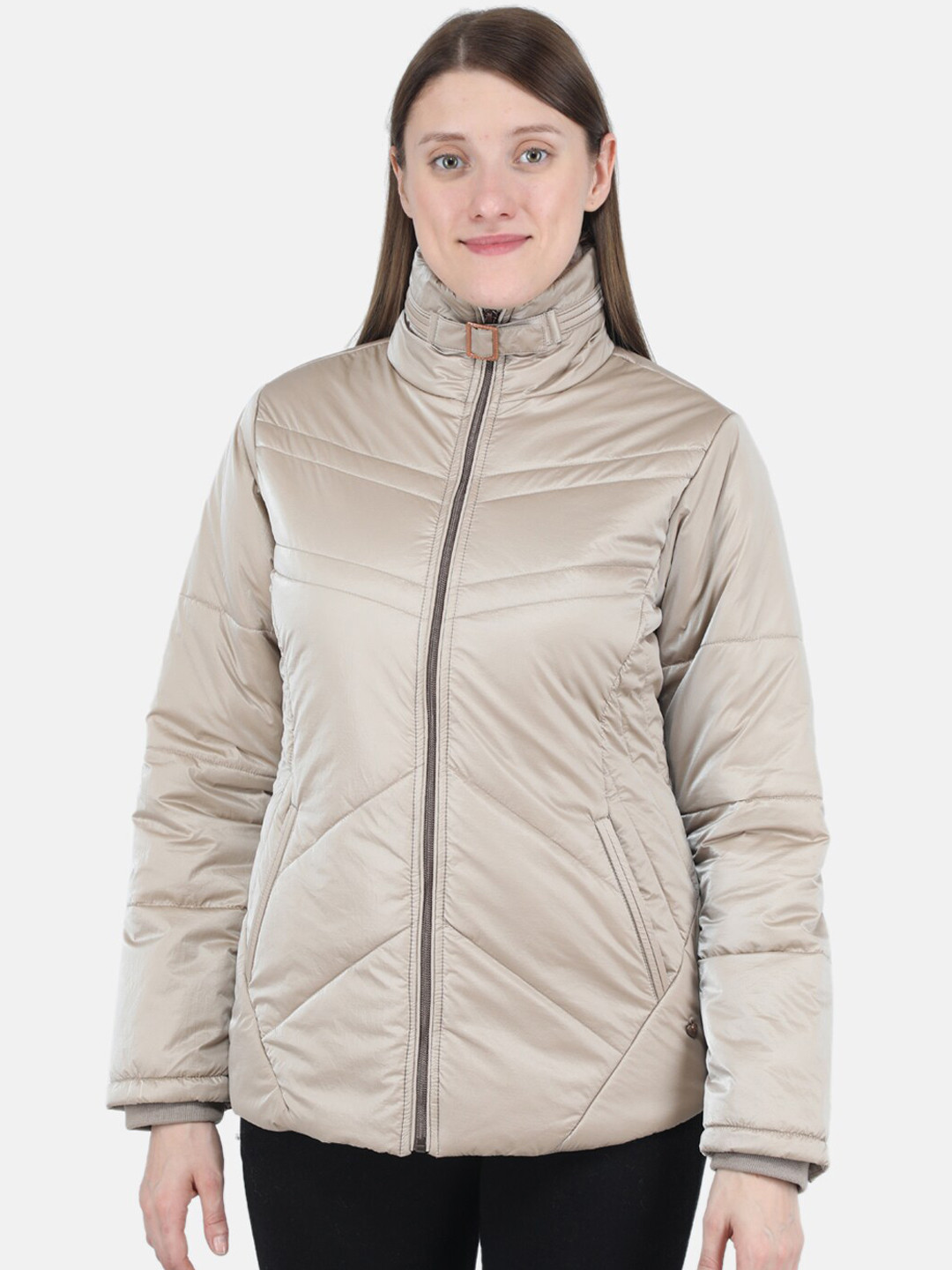 Buy Monte Carlo Women Beige Padded Jacket - Jackets for Women 20524954 ...