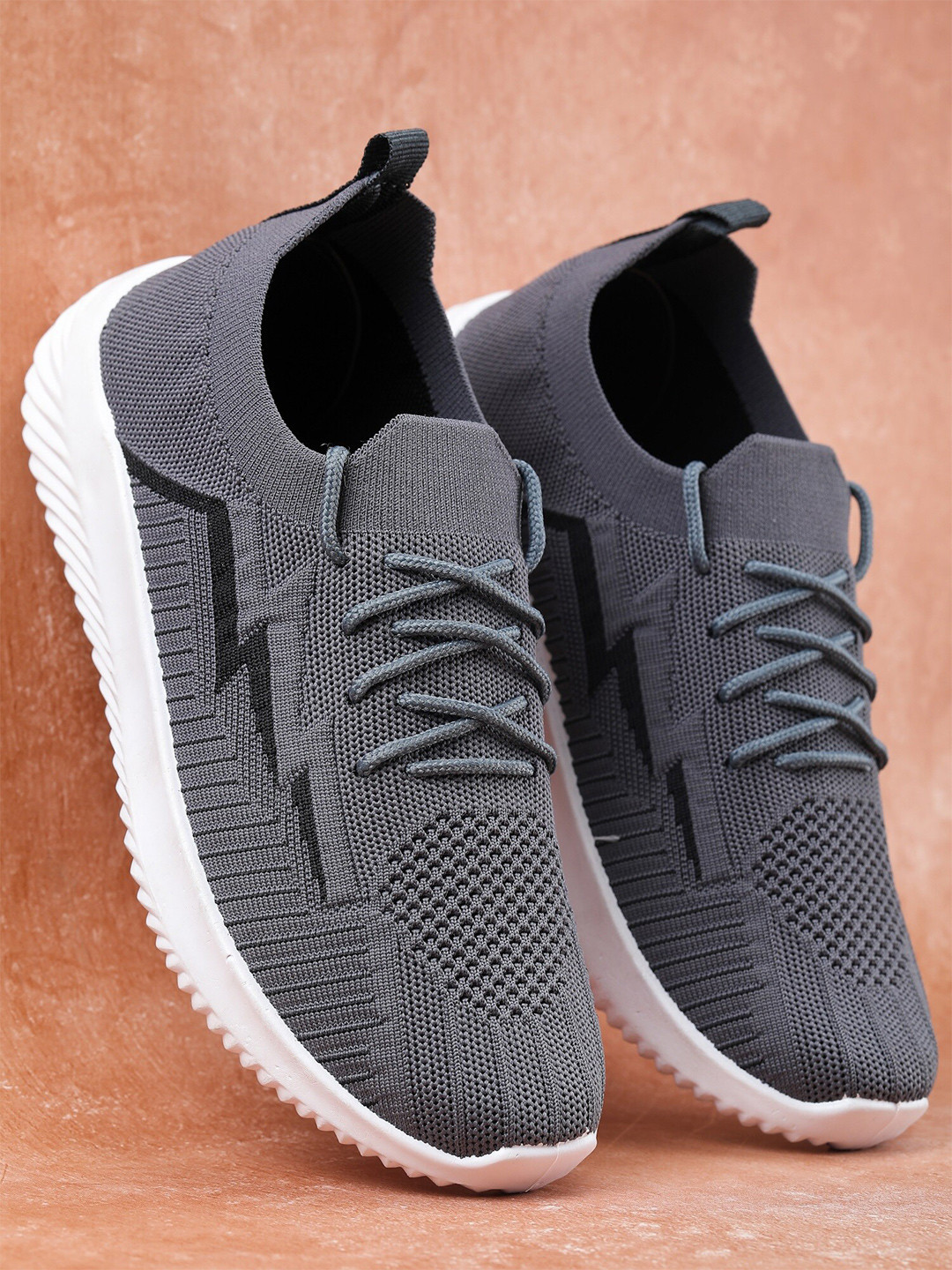 Buy FABBMATE Men Grey Walking Non Marking Shoes - Sports Shoes for Men ...