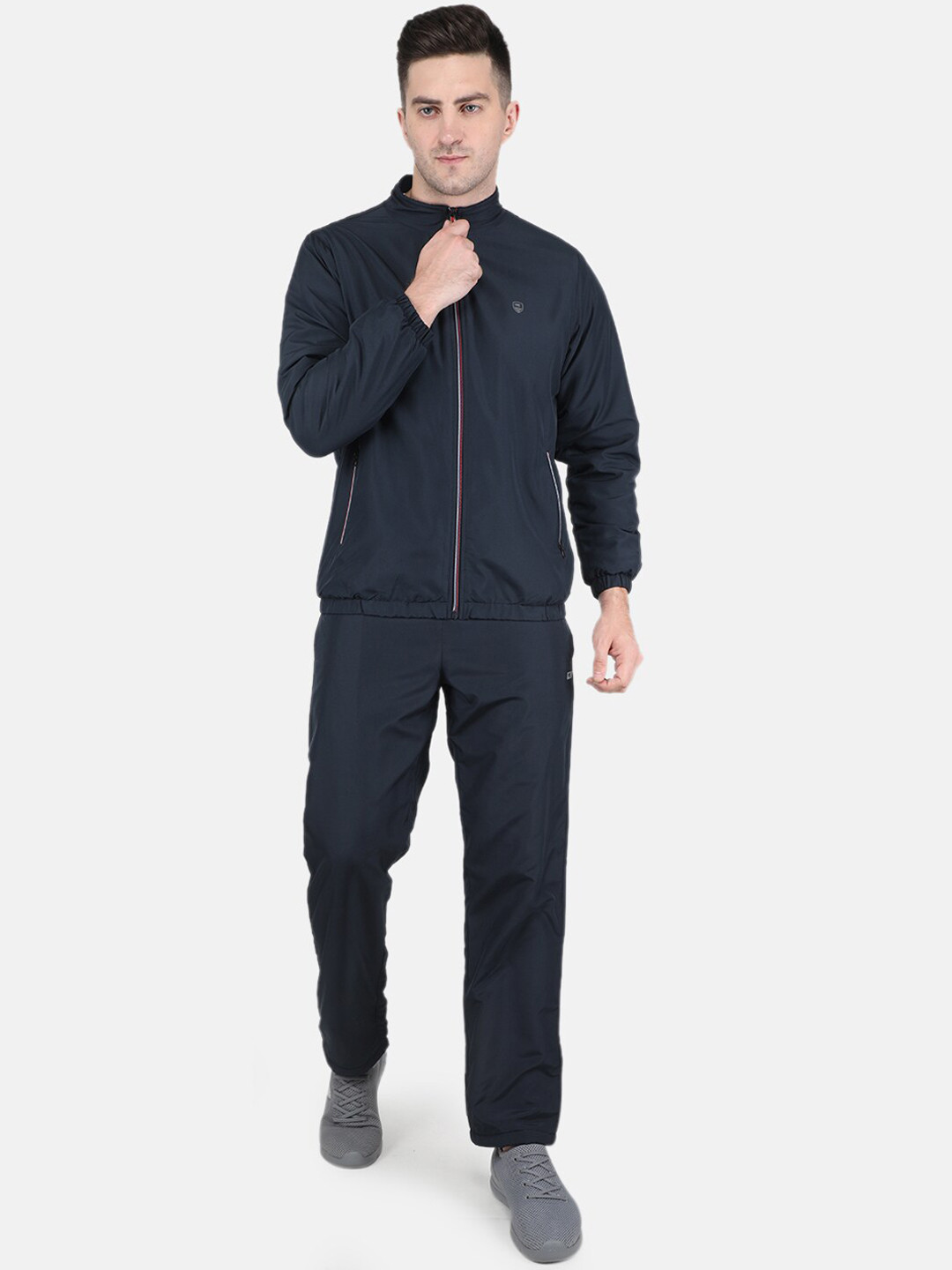 Buy Monte Carlo Men Navy Blue Solid Tracksuit - Tracksuits for Men ...
