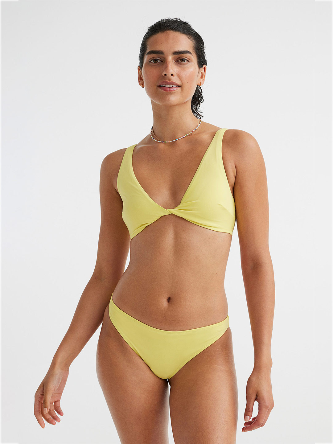 Buy Handm Women Yellow Padded Bikini Bra Bra For Women 20530698 Myntra