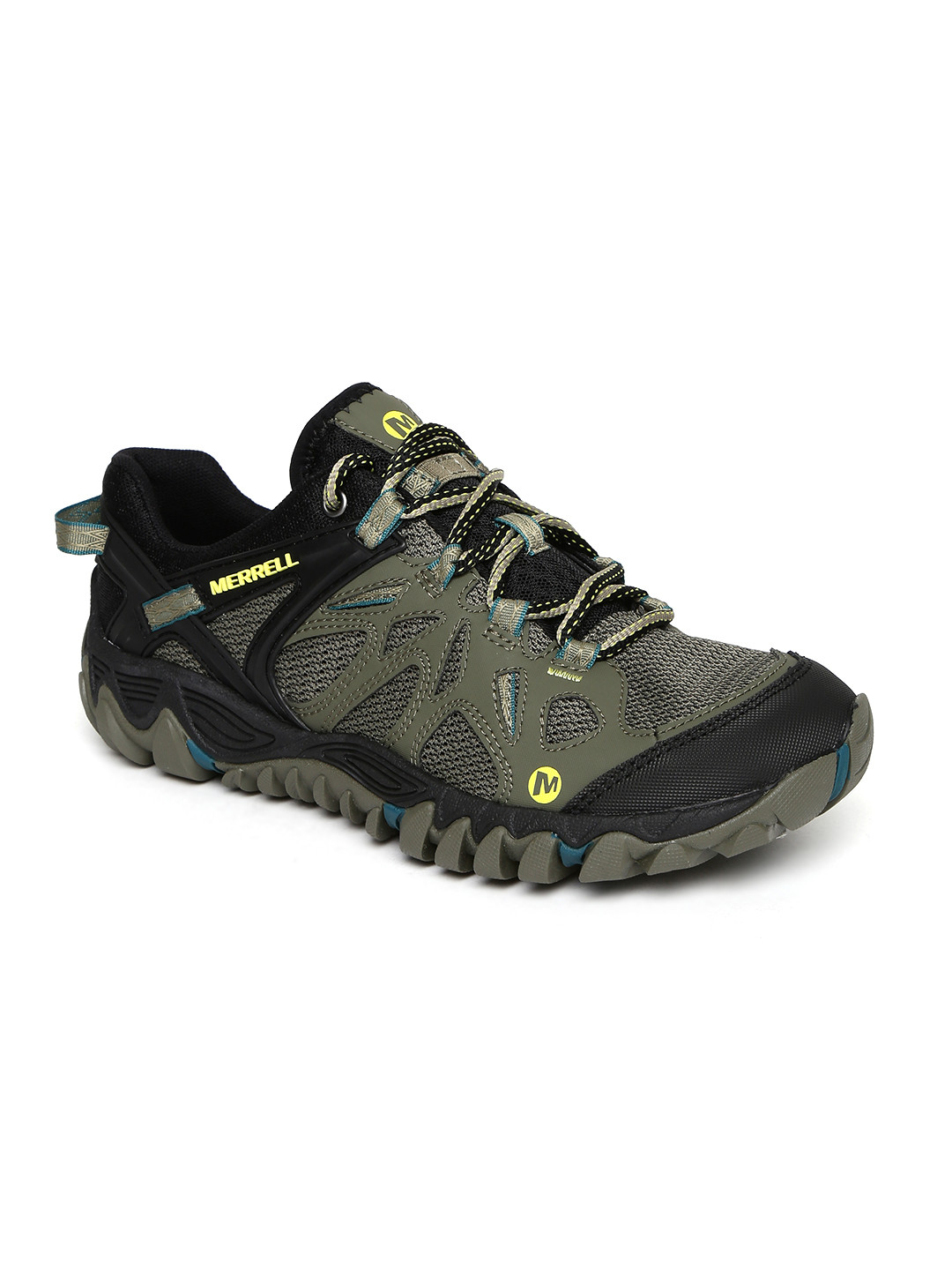 Buy Merrell Men Olive Green All Out Blaze Aero Trekking Shoes - Sports ...