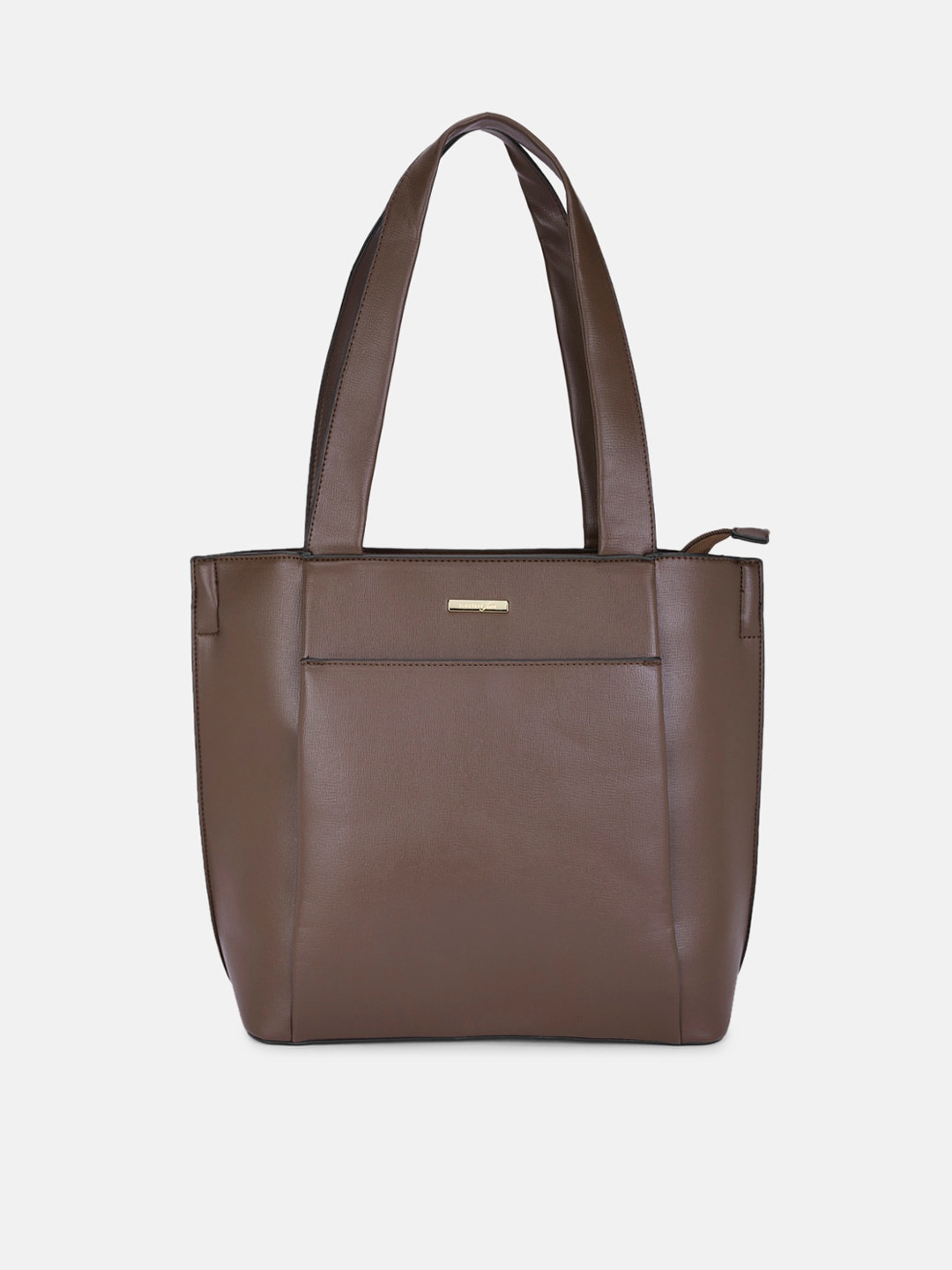 Buy Forever Glam By Pantaloons Brown Structured Shoulder Bag - Handbags ...