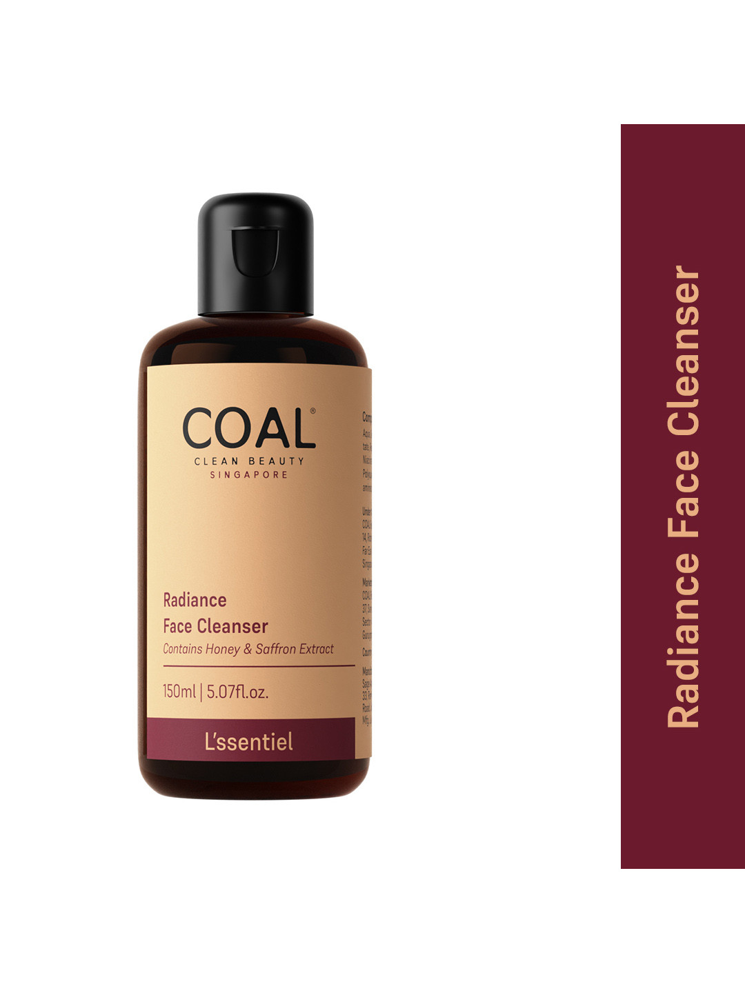 Buy COAL CLEAN BEAUTY Radiance Face Cleanser 150ml - Face Wash And ...