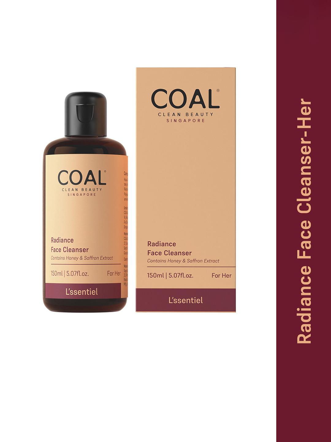 Buy COAL CLEAN BEAUTY Radiance Face Cleanser 150ml - Face Wash And ...