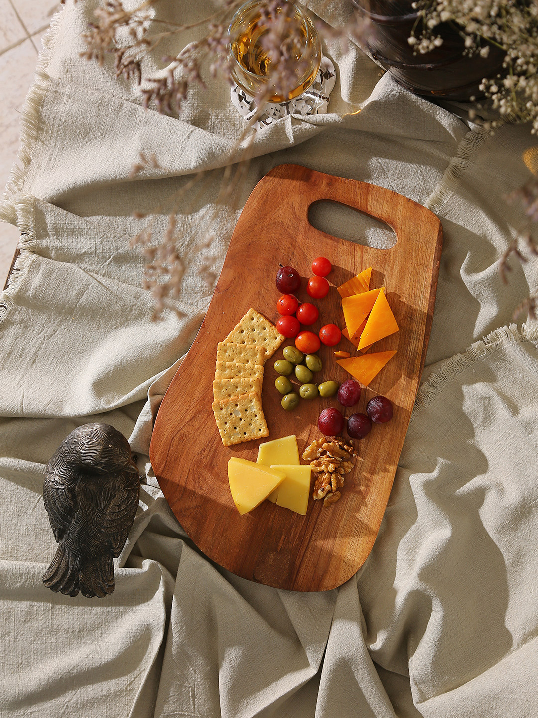 Buy Amoliconcepts Brown Mango Wood Chopping Board Dining Essentials ...