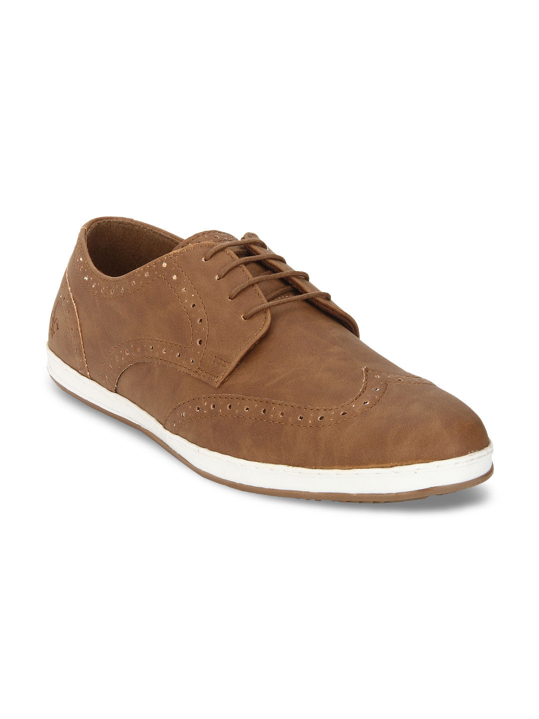 Buy Bond Street By Red Tape Men Tan Brogues - Casual Shoes for Men ...