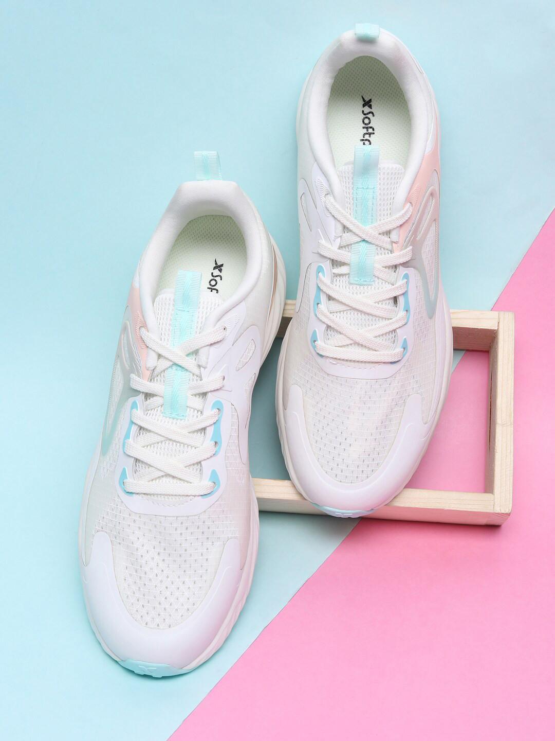 Buy Xtep Women White Mesh Running Non Marking Shoes - Sports Shoes for ...