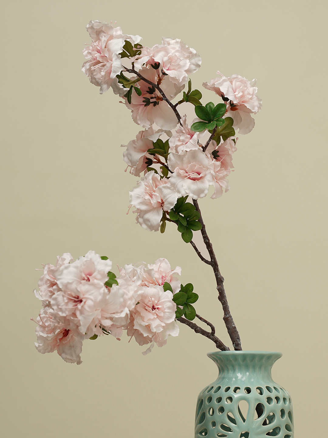 Buy Pure Home And Living Pink Azalea Stem - Artificial Flowers And ...