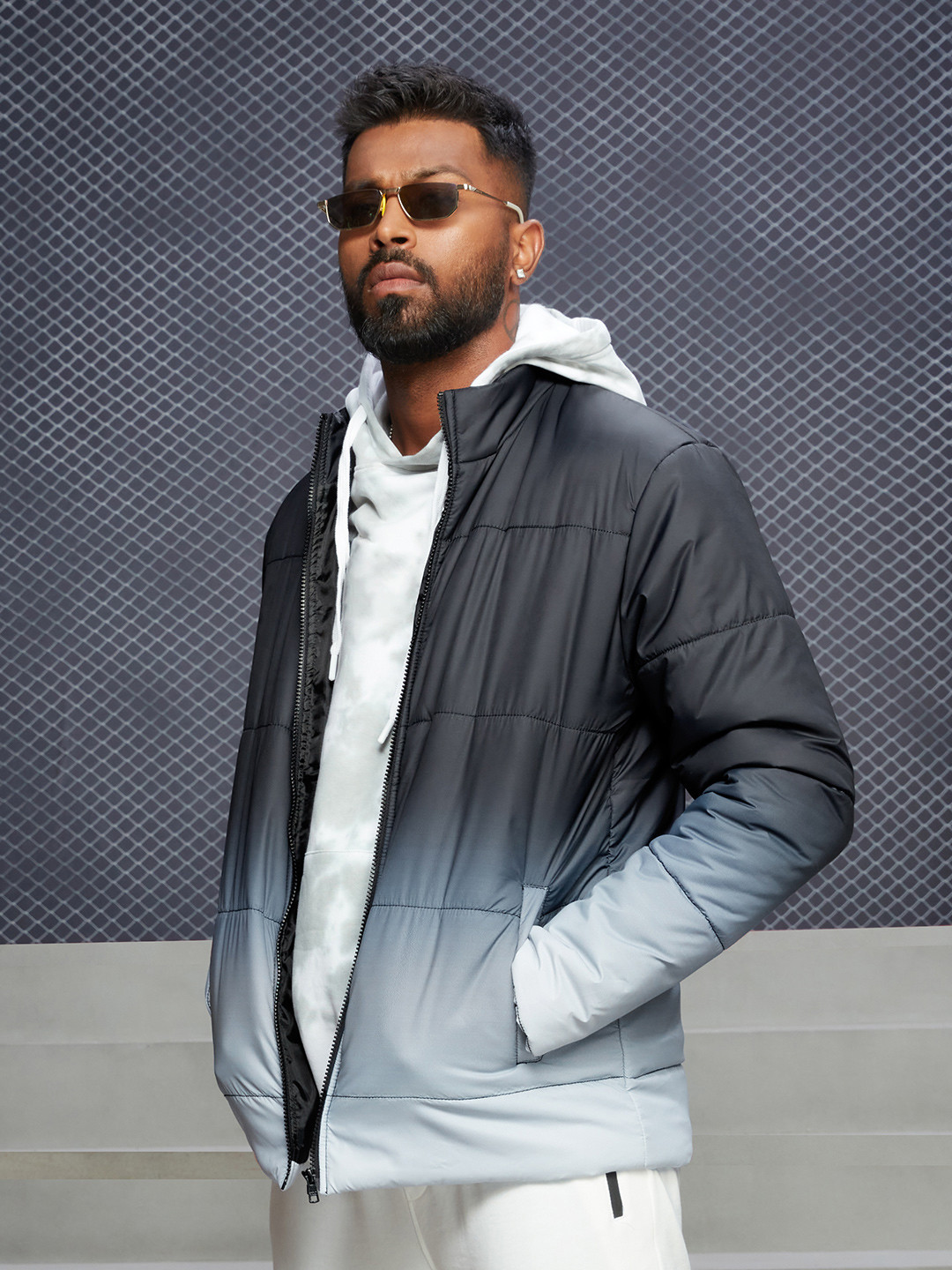 Buy The Souled Store Men Grey Padded Jacket - Jackets for Men 20560812 ...