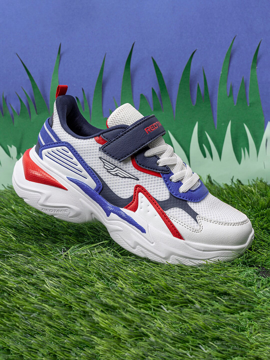 Buy Red Tape Kids White Mesh Walking Shoes - Sports Shoes for Unisex ...