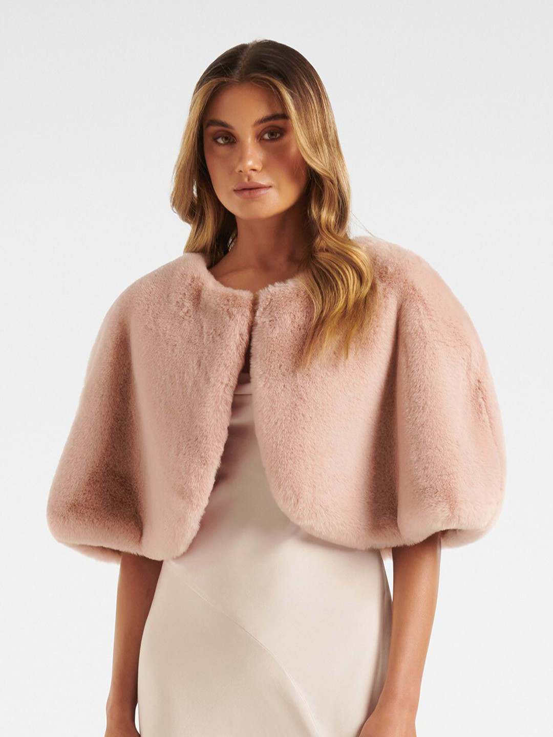 Buy Forever New Women Pink Crop Capelet - Sweaters for Women 20584390 ...