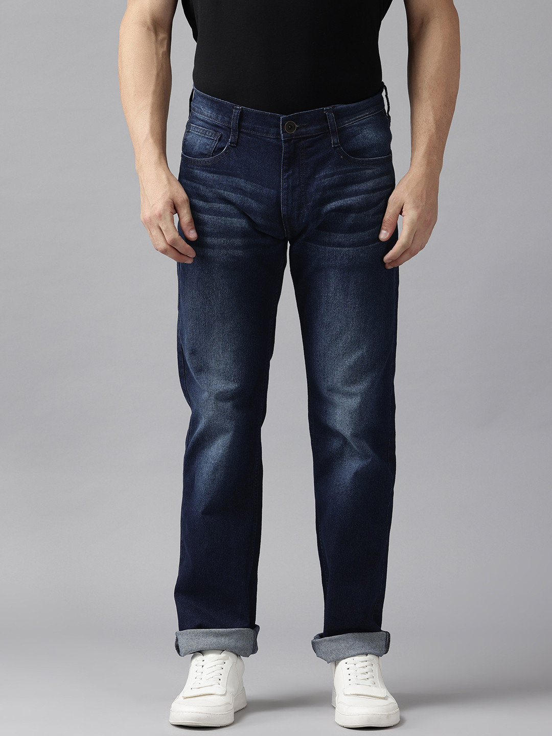 Buy Pepe Jeans Men Holborne Regular Fit Light Fade Stretchable Jeans ...