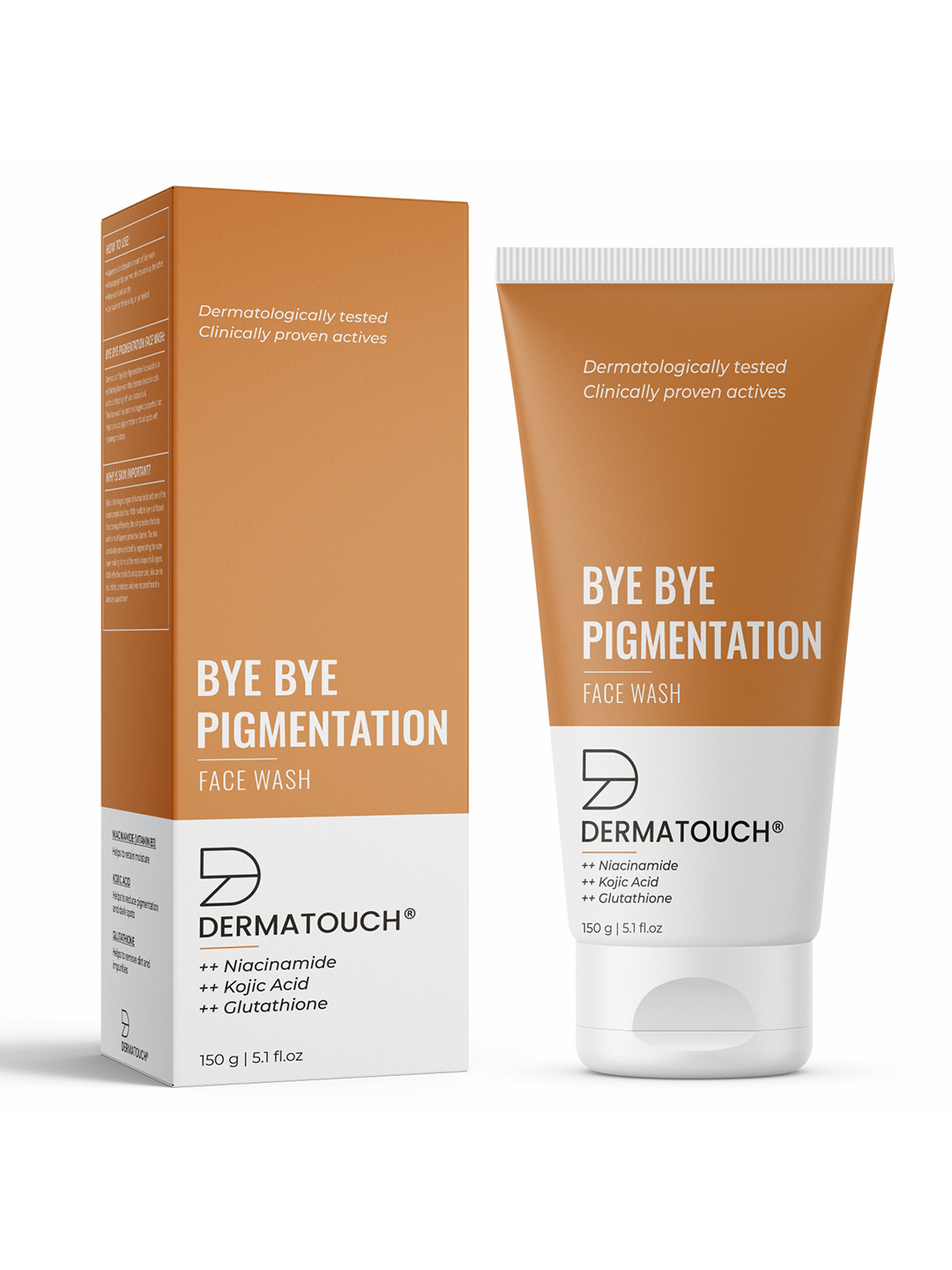 Buy Dermatouch White Bye Bye Pigmentation Face Wash 150 G - Face Wash ...
