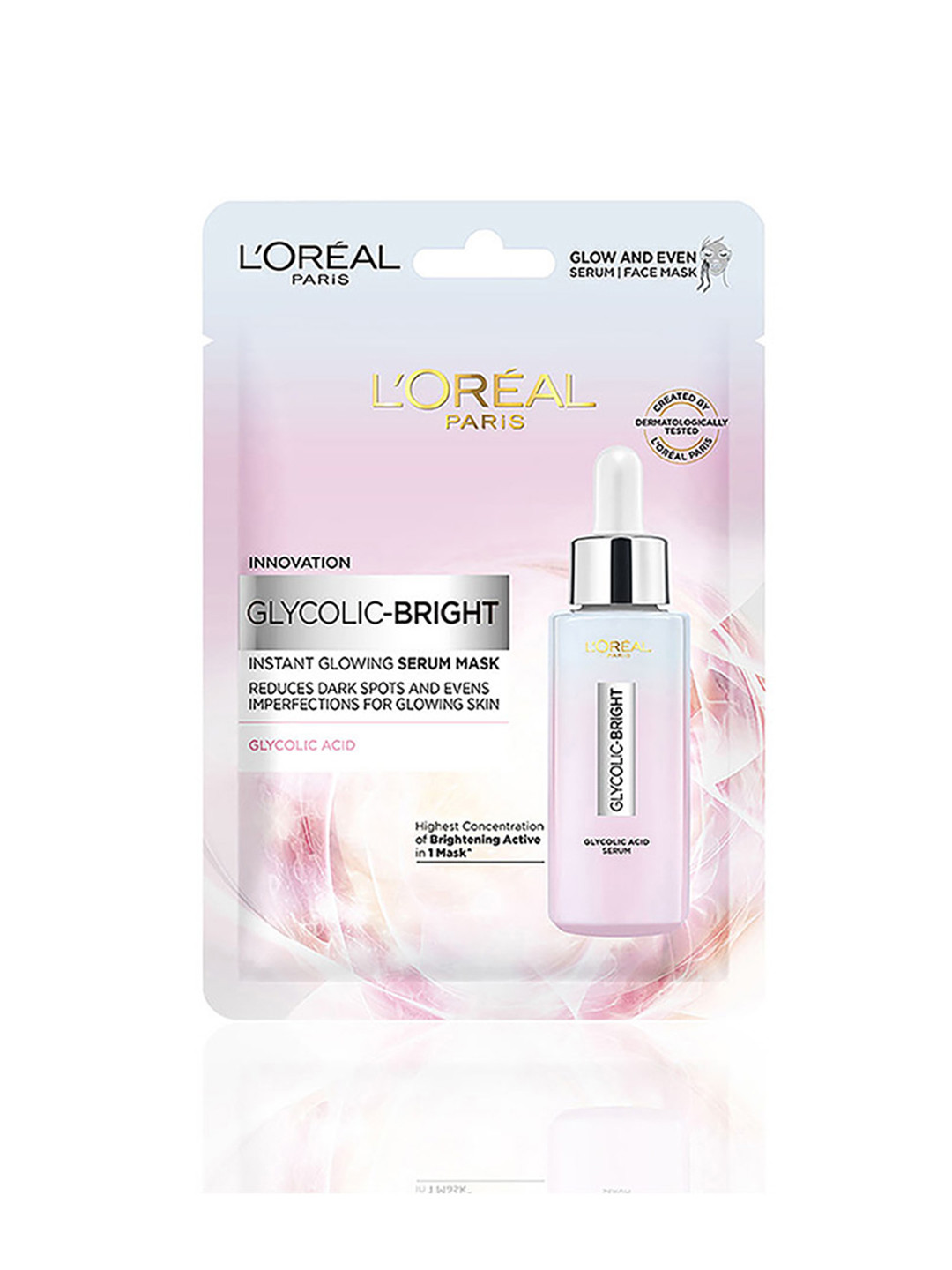 Buy LOreal Paris Glycolic Bright Glowing Serum Sheet Mask For Dark ...