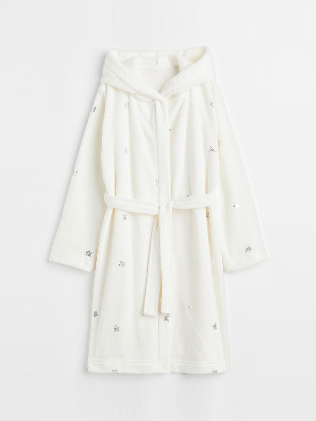 Buy H&M Girls White Fleece Dressing Gown - Robe for Girls 20606928 | Myntra