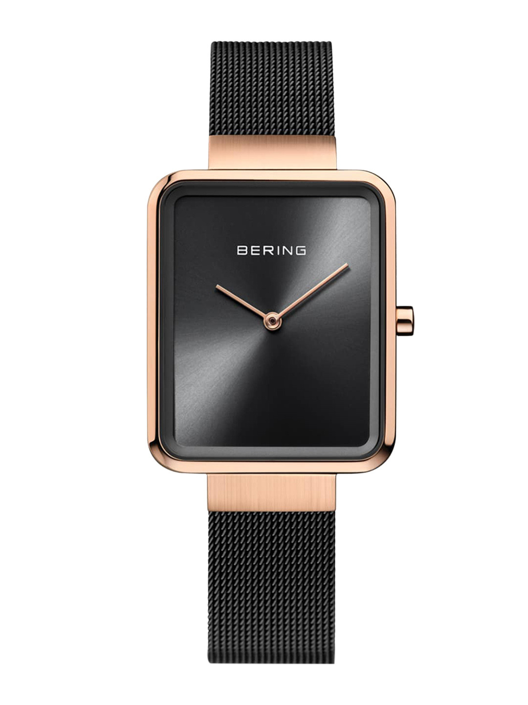 Buy BERING Women Black Dial & Black Stainless Steel Bracelet Style ...