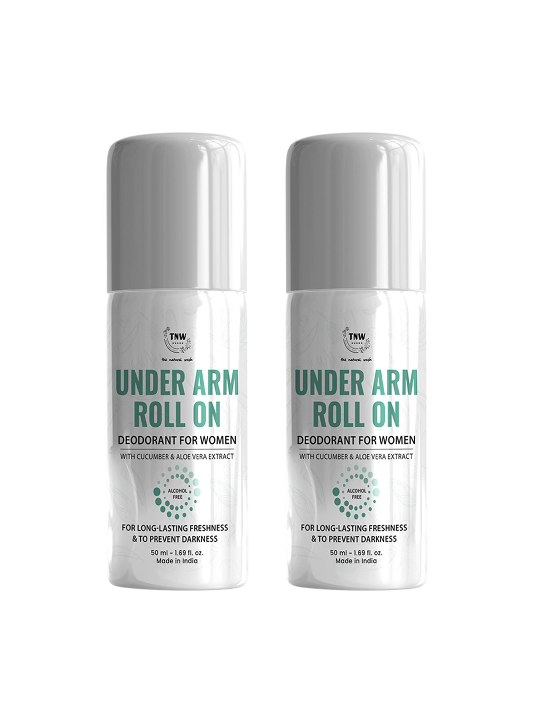 Buy TNW The Natural Wash Set Of 2 Cucumber Aloe Vera Under Arm Roll On ...