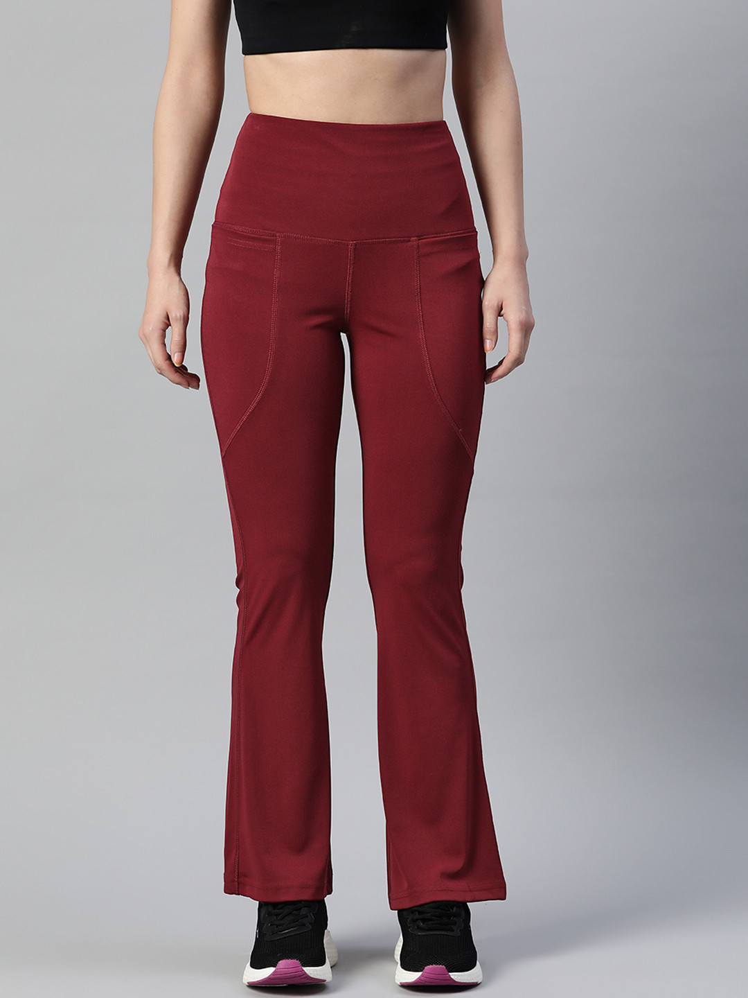 Buy PlusS Women Solid Regular Fit Track Pants - Track Pants for Women ...