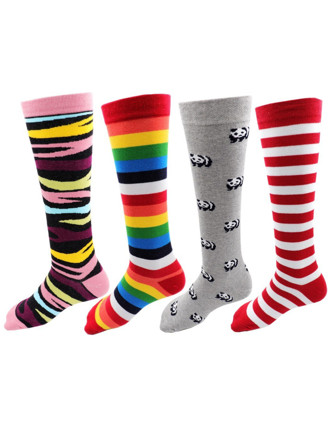 Buy RC. ROYAL CLASS Women Pack Of 4 Printed Knee Length Pure Cotton ...