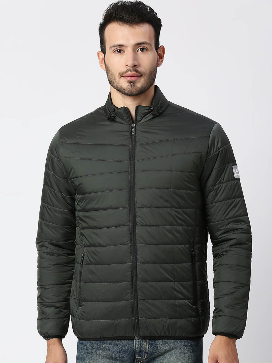 Buy Pepe Jeans Men Green Padded Jacket - Jackets for Men 20646592 | Myntra