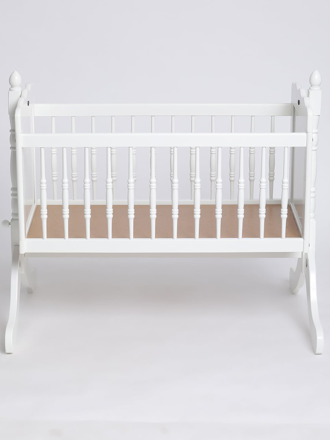 Buy MiArcus Infants White Solid Baby Cradle - Cradles for Unisex Kids ...