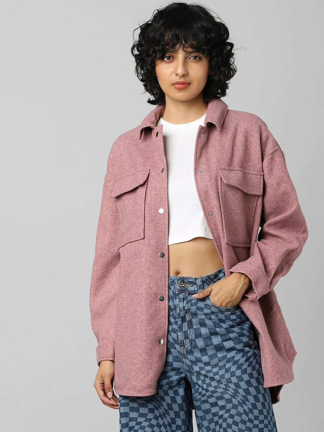 Buy ONLY Women Brown Solid Longline Tailored Jacket - Jackets for Women 20647962 | Myntra