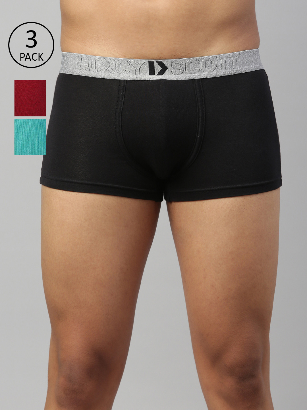 Buy DIXCY SCOTT MAXIMUS Men Pack Of 3 Comfort Fit Superior Strech Anti ...